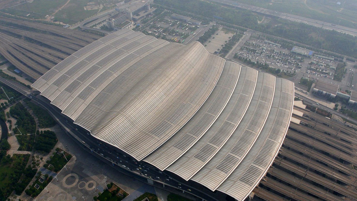 Wuhan High-speed Railway Station - Rinxin Solar