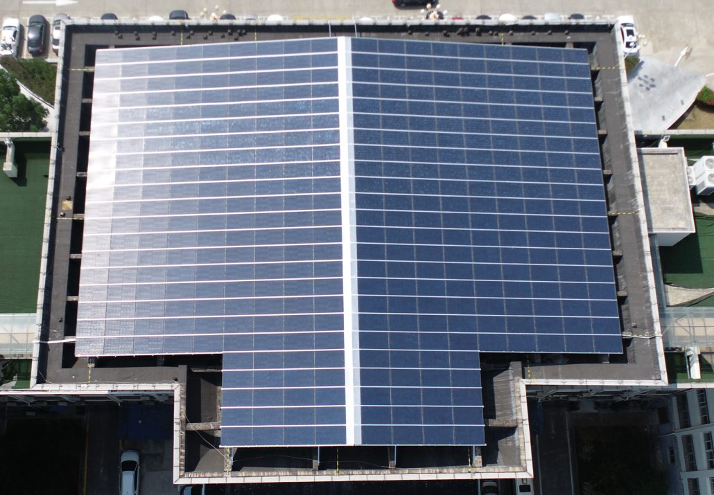 Huangshi Government Rooftop Building Solar System Project - Rinxin Solar